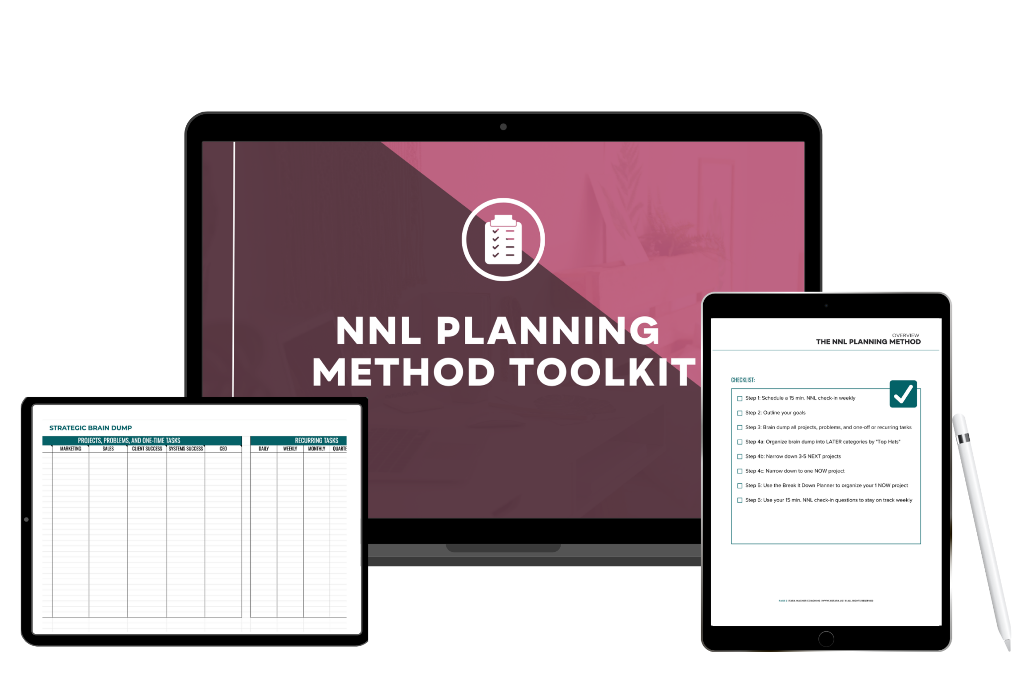 FREE DOWNLOAD: NNL Planning Method Workbook & Spreadsheet - XO, Tara Wagner